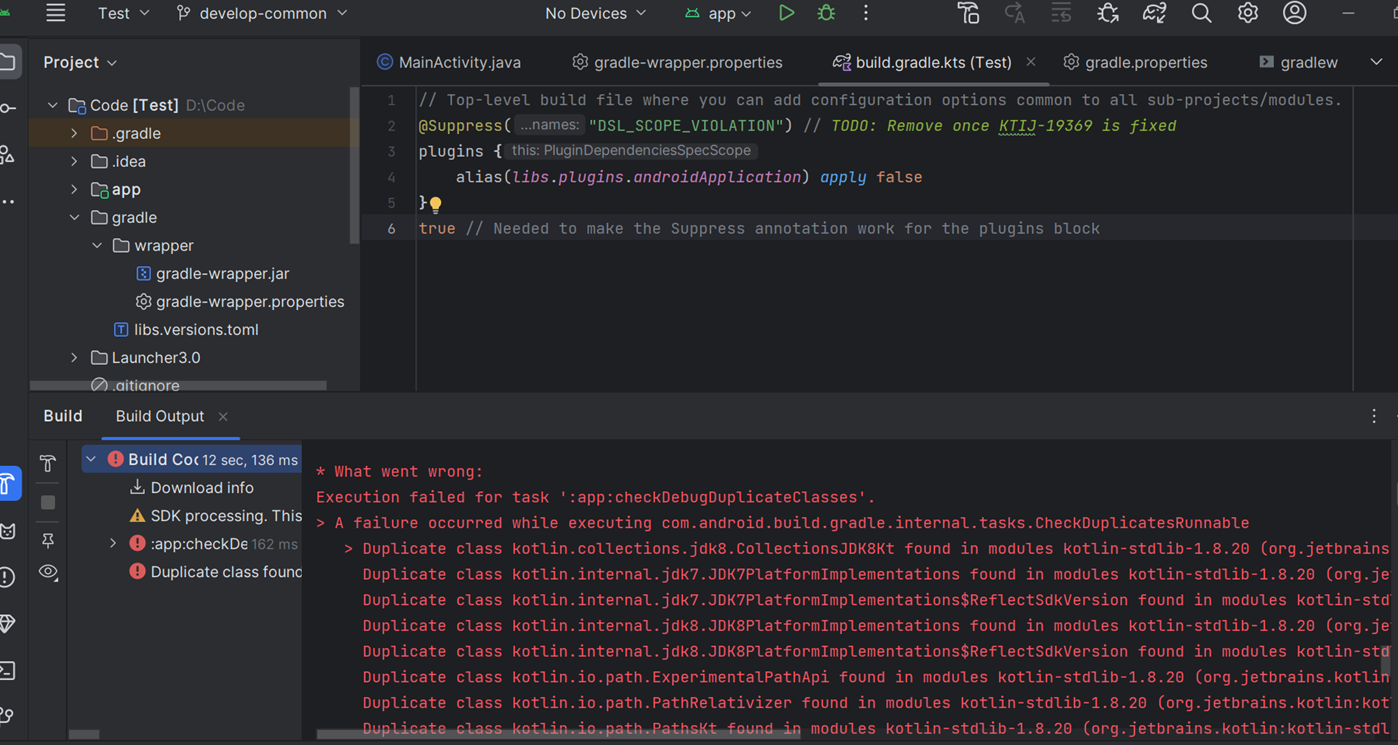 FAILURE: Build failed with an exception. * What went wrong: Execution failed for task ‘:app ...