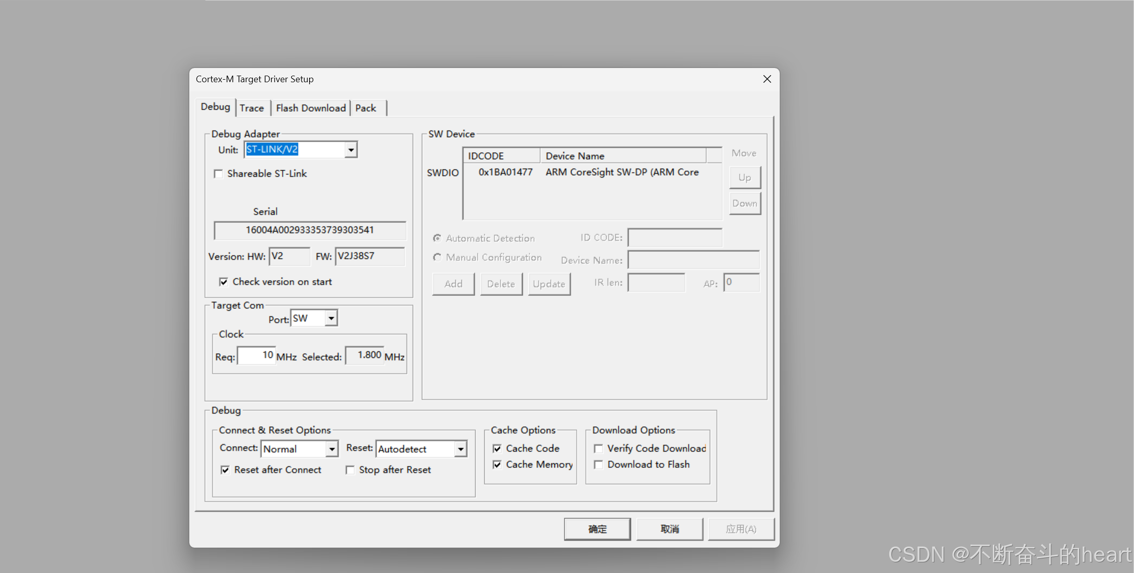 Keil检测到STM32F103RCT6芯片，却无法下载_stm32f103 keil下载失败-CSDN博客