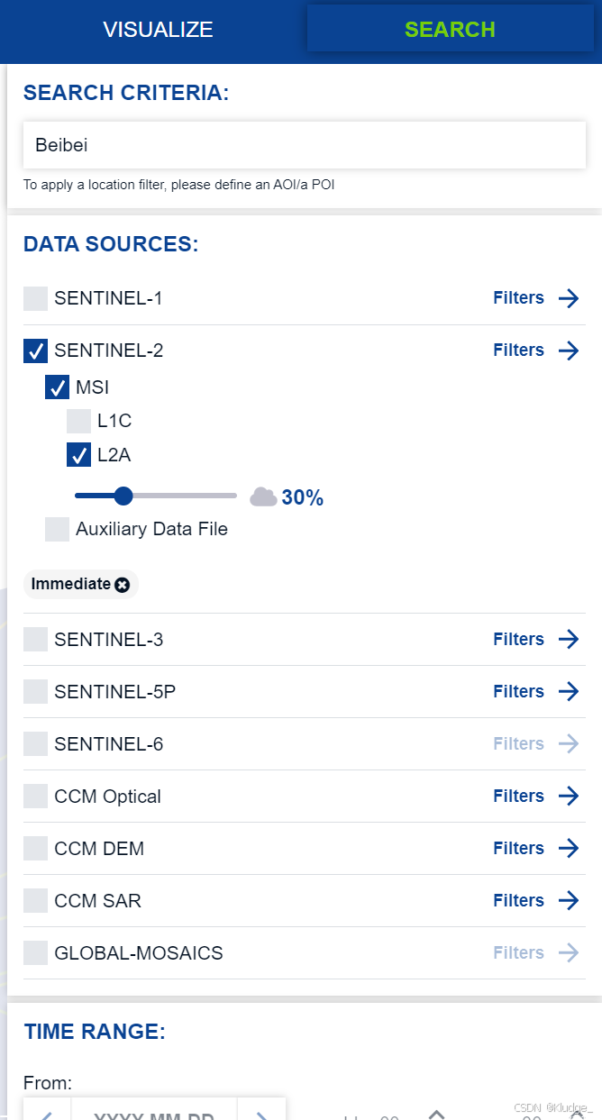 使用Copernicus Open Access Hub下载Sentinel（哨兵）数据-CSDN博客