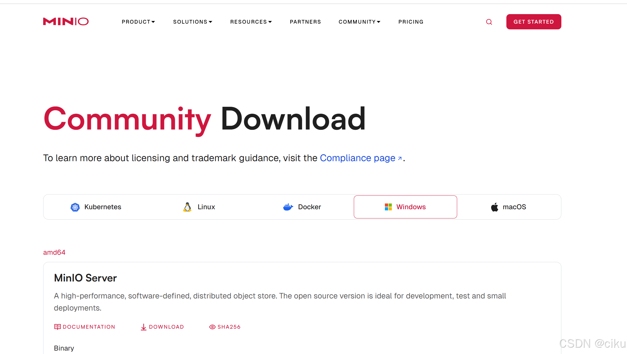 Minio Community Edition windows安装和启动_minio社区版-CSDN博客