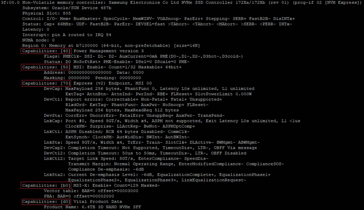 PCIe从入门到精通之十五：PCIe设备的配置空间Capability寄存器1_lspci 显示的capability后面的40如何跟寄存器里 ...