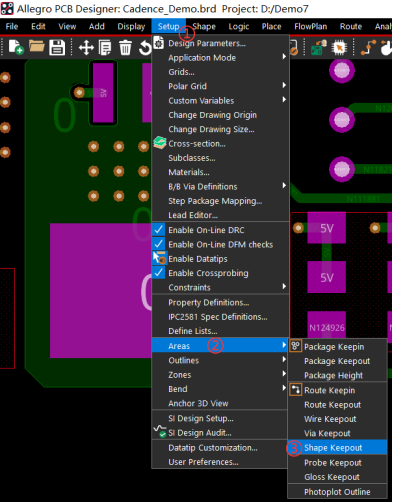 Allegro PCB设计小诀窍系列--07.如何在Allegro中设置可以走线但不能铺铜的区域_allegro禁止铺铜怎么设置-CSDN博客