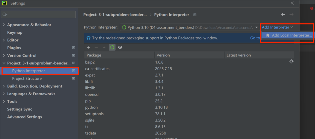 Anaconda虚拟环境创建+配置Pycharm（自用）_pycharm用anaconda环境的代码-CSDN博客