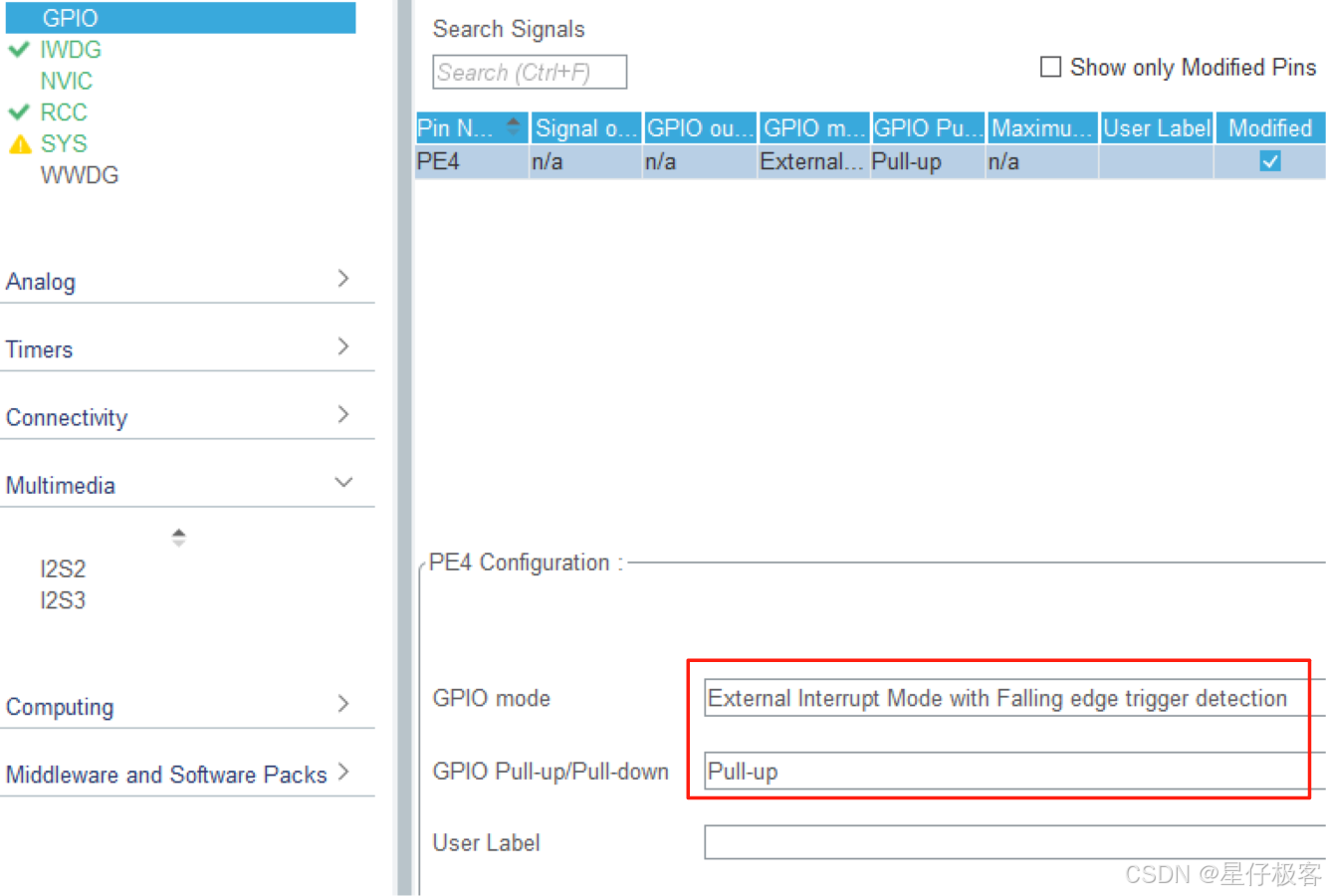 STM32 HAL库之EXTI示例代码_hal库exti代码-CSDN博客
