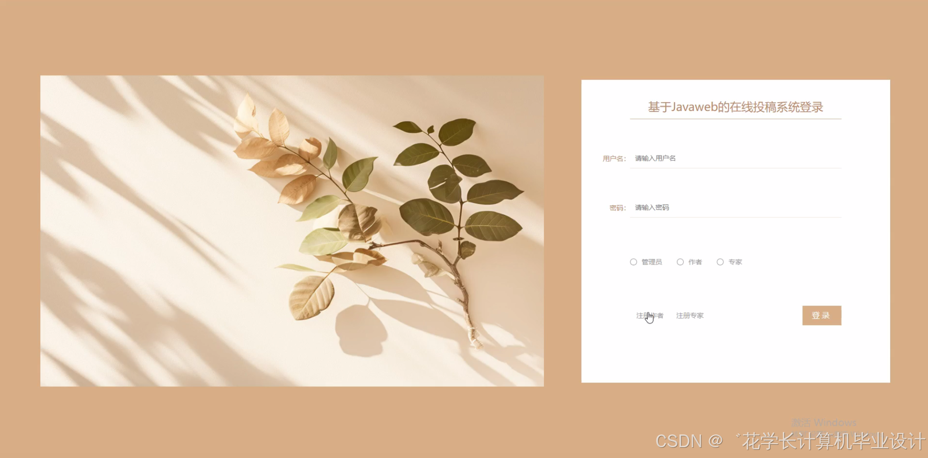 python毕设 基于Javaweb的在线投稿系统程序+论文-CSDN博客