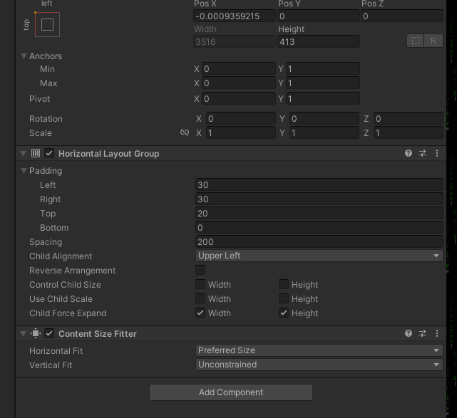 Unity3d UI上挂载Content Size Fitter组件后用rect获取的UI的width和height可能为0_unity txt组件赋值后获取宽度为0-CSDN博客