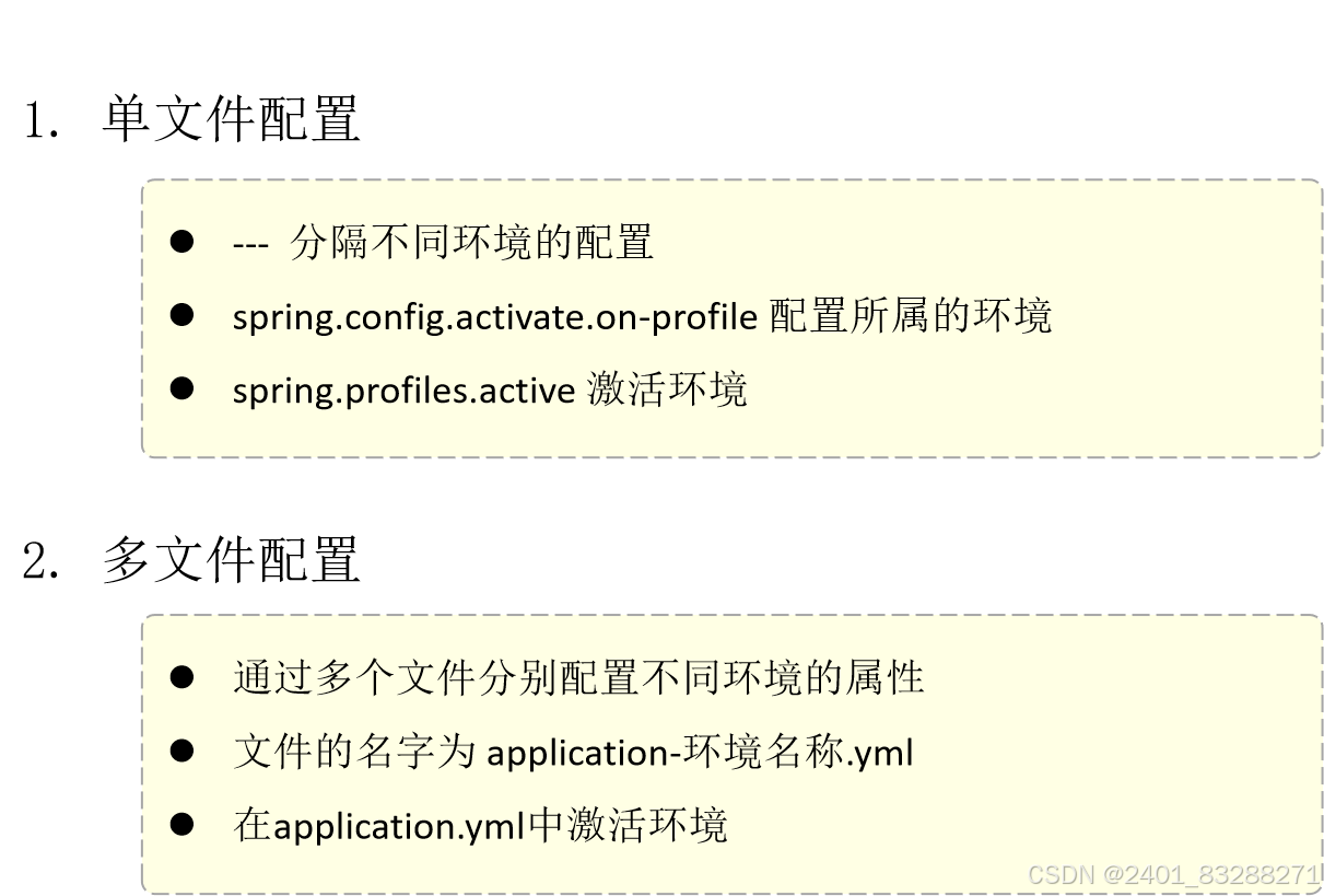 SpringBoot多环境开发-Profiles_java 代码中获取yml的spring profiles active-CSDN博客