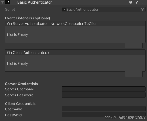 Unity插件-Mirror使用方法（十三）组件介绍（Network Authenticators）_unity mirror-CSDN博客