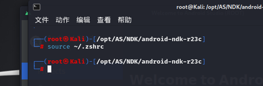 Linux(Kali)安装Android Studio 2022配置NDK r23c_kali安装android studio-CSDN博客