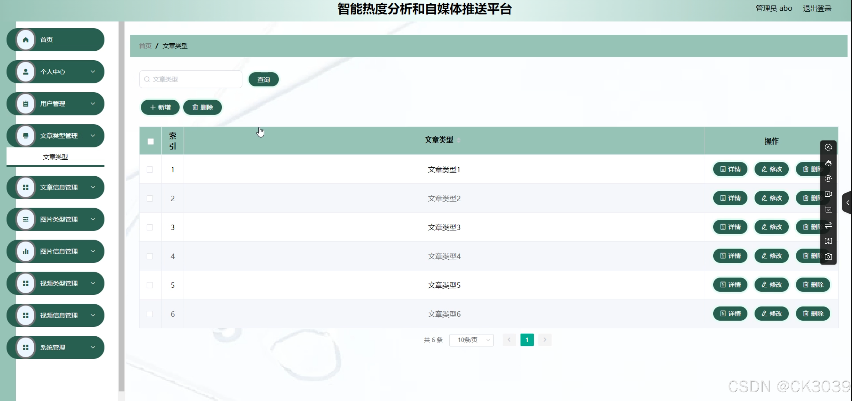 Springboot智能热度分析和自媒体推送平台9zo8s（程序源码数据库调试部署开发环境）热度分析与精准推广系统的研发 Csdn博客
