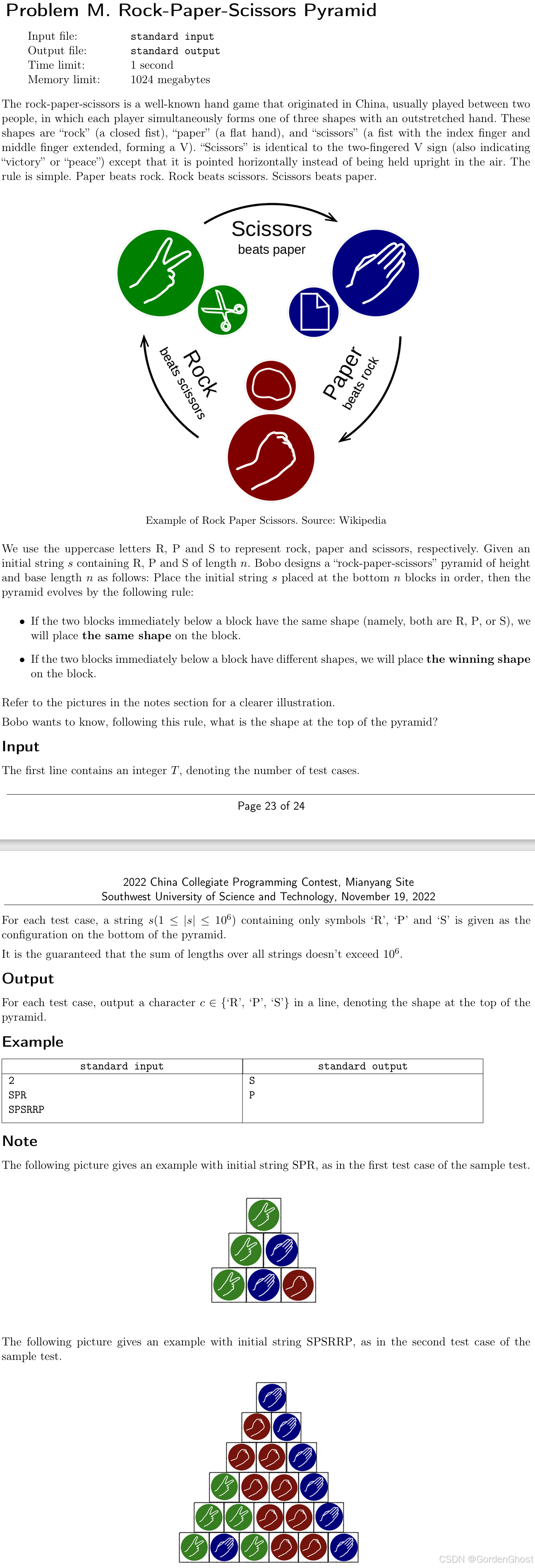 Rock-Paper-Scissors Pyramid（2022中国大学生程序设计竞赛(绵阳站)）-CSDN博客