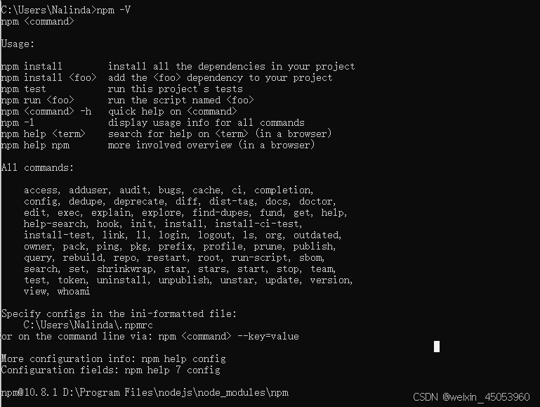 node.js安装及配置-node10.8.1版本_nodejs 10-CSDN博客
