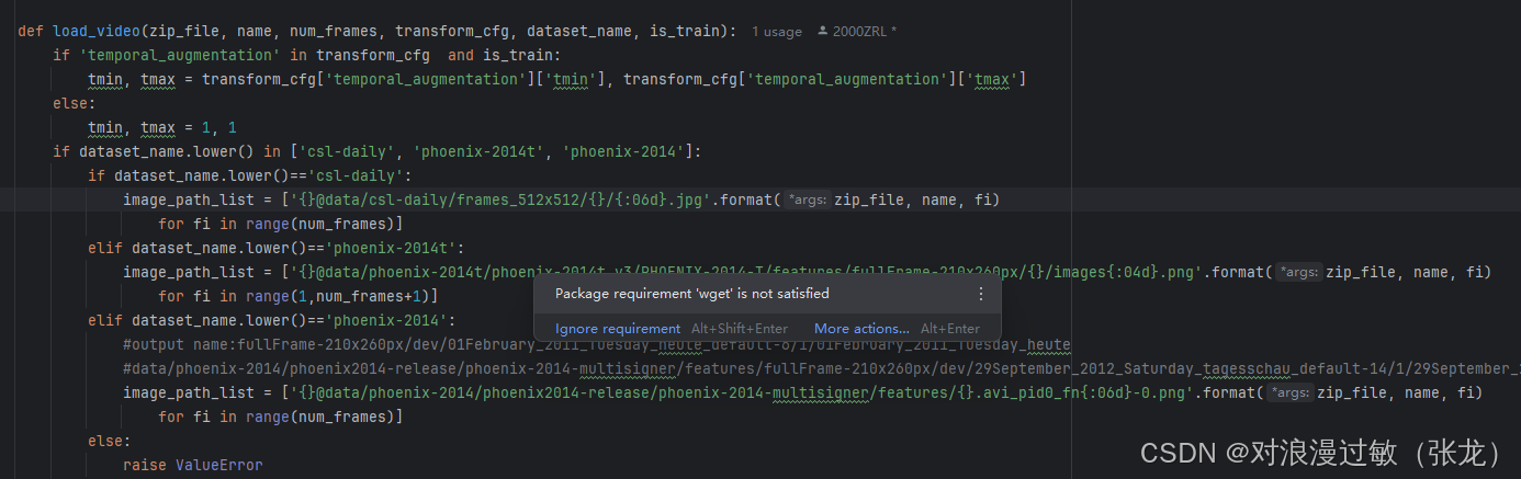 A Simple Multi-Modality Transfer Learning Baseline for Sign Language Translation全部数据读取处理 ...