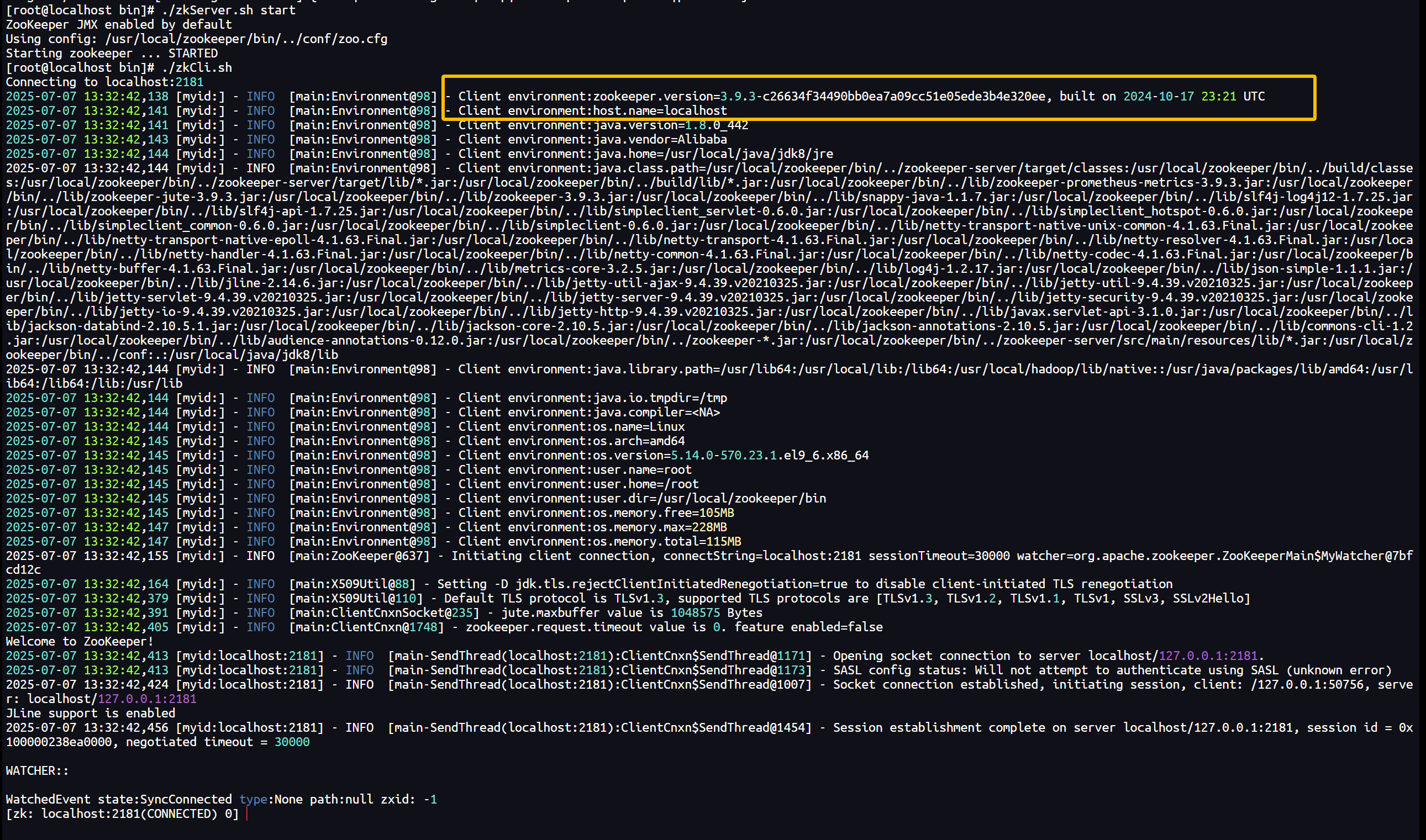 在RockyLinux9环境的Zookeeper3.9.3单机版安装(jar包替换方式)-CSDN博客