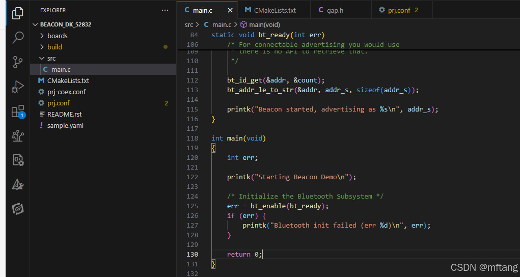 基于zephyr使用nRF52832实现Beacon功能_zephyr nrf-CSDN博客