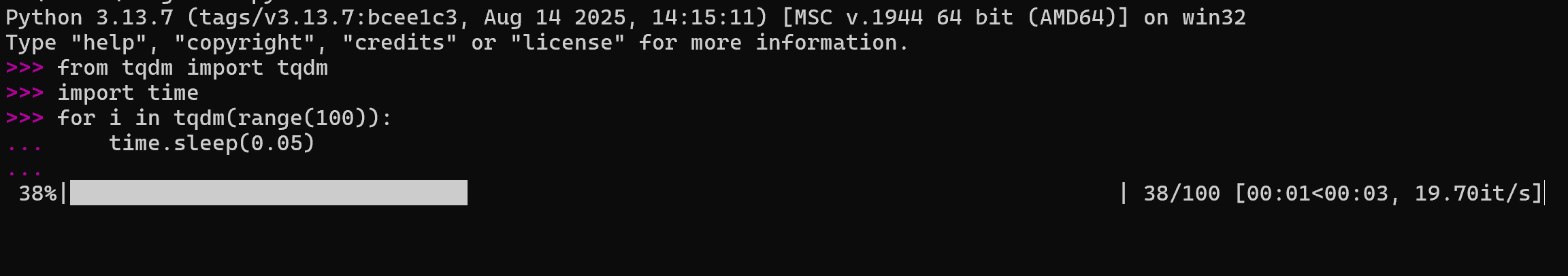 tqdm 库使用教程_tqdm库用法-CSDN博客