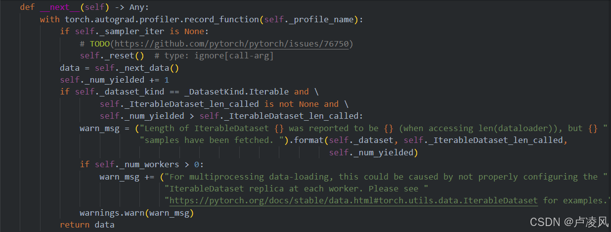 理解DataLoader的迭代逻辑_dataloader iter-CSDN博客
