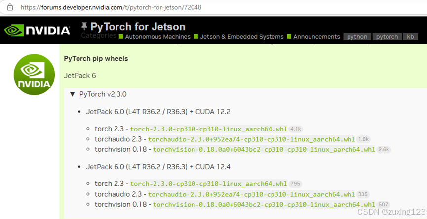 jetson agx orin安装pytorch失败（未正确安装gpu版本）_jetson agx orin 刷机cuda失败-CSDN博客