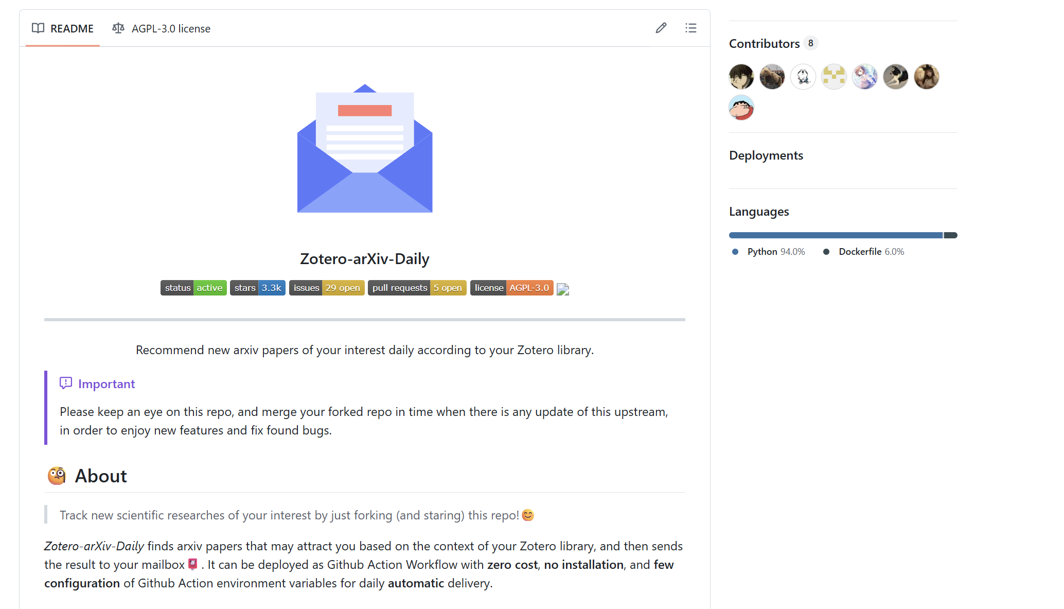 科研工具分享之Arxiv插件zotero-arxiv-daily-CSDN博客