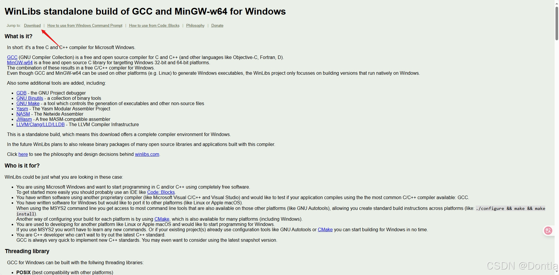 Windows使用winlibs安装MinGW-w64-CSDN博客