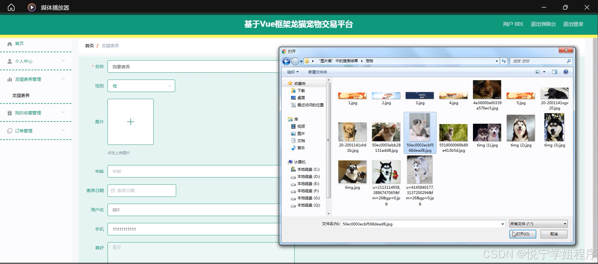 基于ssmvue基于vue框架龙猫宠物交易平台开题报告源码论文vue Ssm框架宠物交易平台 Csdn博客