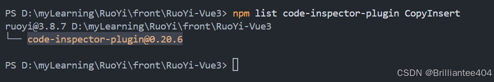 ruoyi框架安装页面快速定位项目代码的前端工具_import { codeinspectorplugin } from 'code-inspecto-CSDN博客