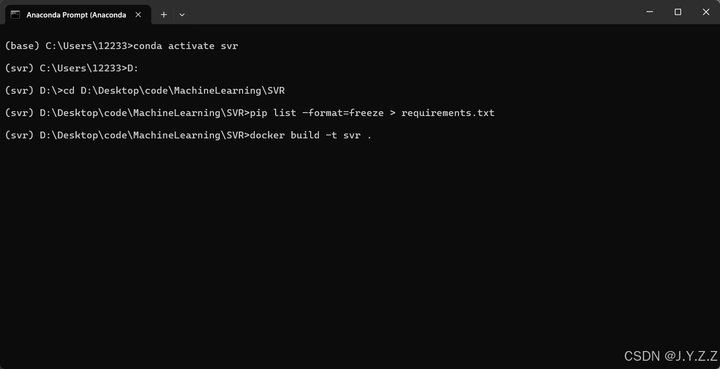 Docker封装python机器学习代码完整流程docker封装python程序 Csdn博客
