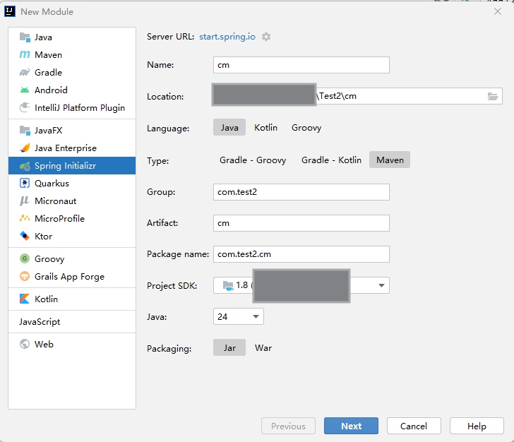 使用Spring Initializr创建SpringBoot项目文件配置及其版本兼容问题_java1.8可以使用的springboot版本-CSDN博客
