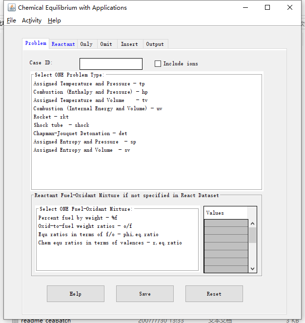 NASA CEA化学平衡反应使用方法-CSDN博客