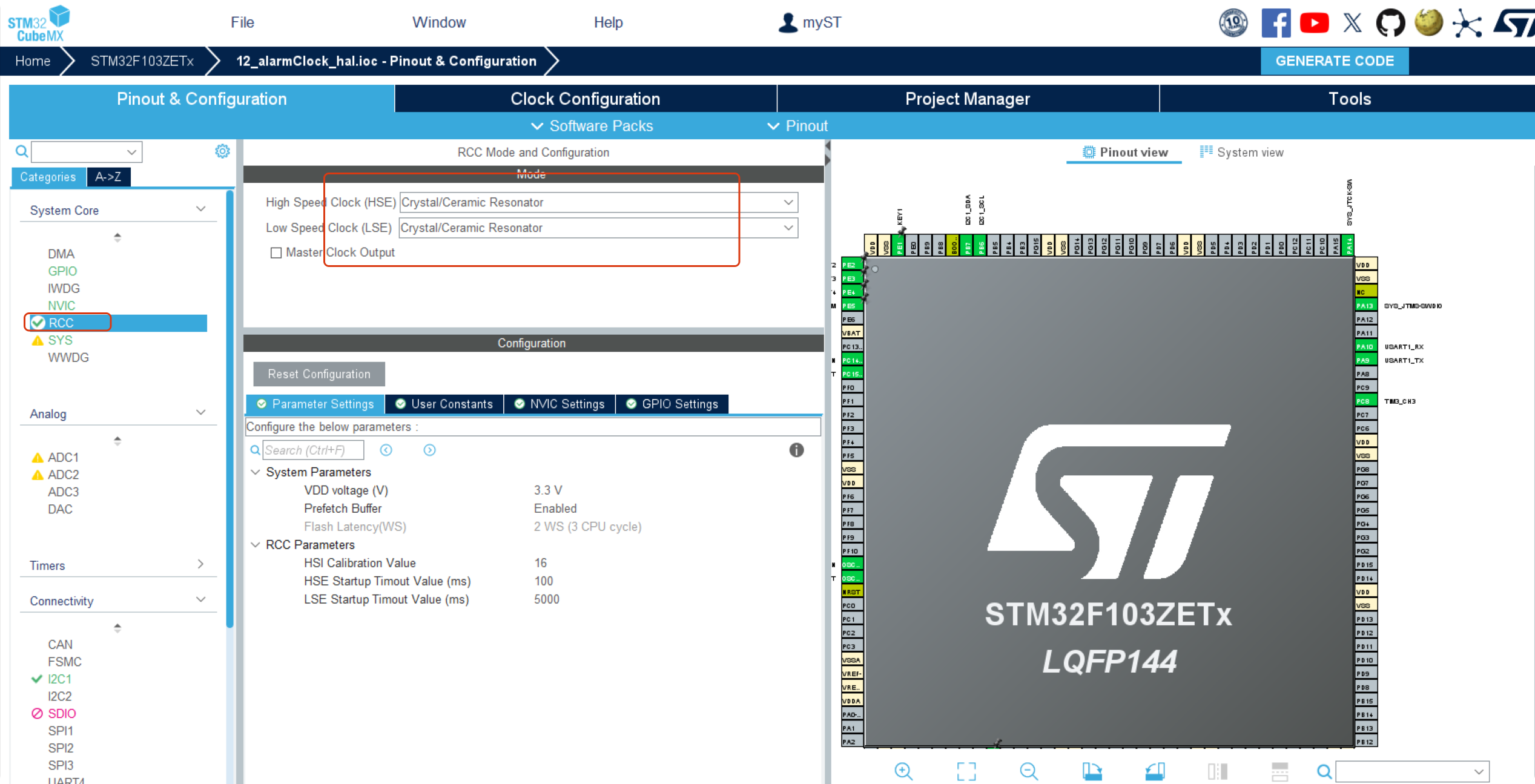 STM32CubeMX + HAL 库：用硬件IIC接口实现DS3231 实时时钟读取与设置实验-CSDN博客