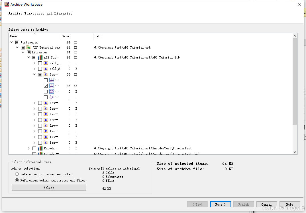 ADS 使用教程（十九）Archiving Workspaces and Designs in ADS_ads archive-CSDN博客