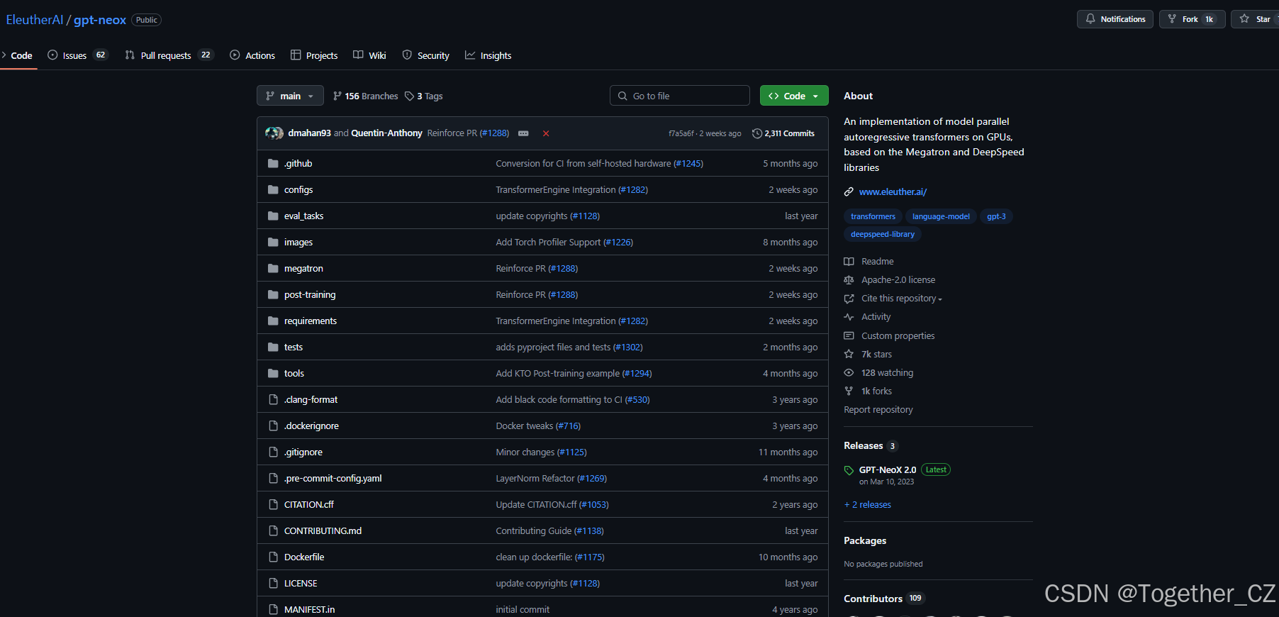 GPT-NeoX-20B: An Open-Source Autoregressive Language Model——一个开源自回归语言模型-CSDN博客