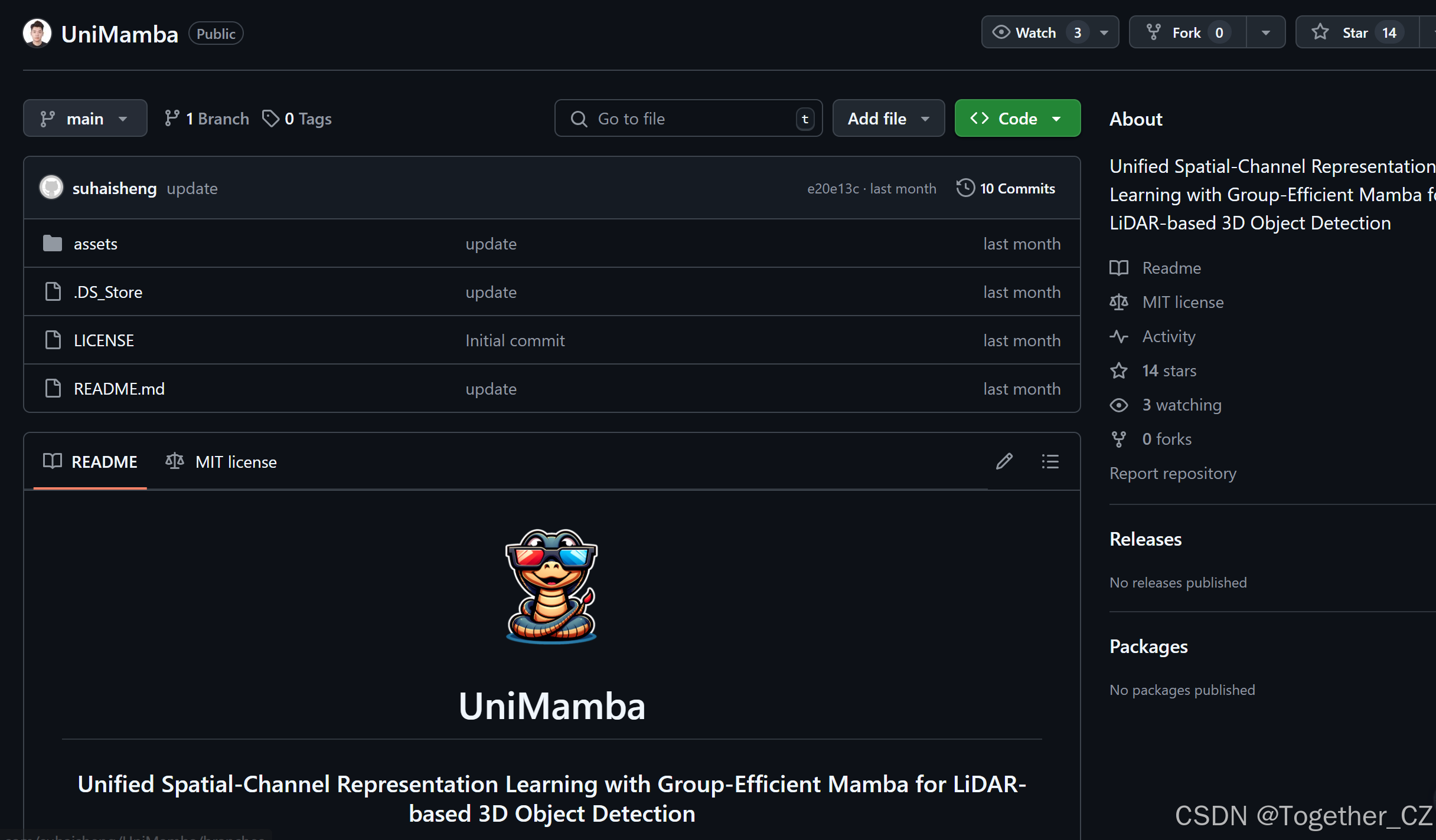 UniMamba: Unified Spatial-Channel Representation Learning with——基于LiDAR的3D目标检测的统一空间-通道表示学习与高效分组 ...