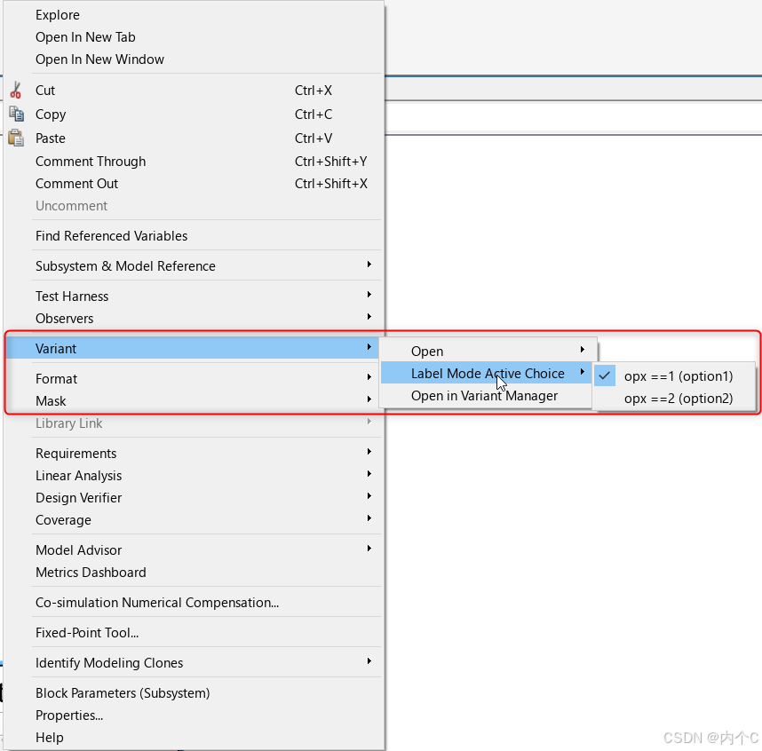 simulink高级应用之Variant subsystem-CSDN博客