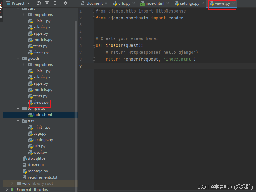 [django]创建视图、模板渲染、cookie_django 创建视图-CSDN博客