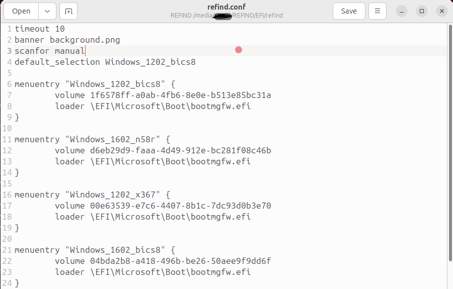 基于rEFInd实现多Windows独立系统盘自动切换_refind添加新启动项-CSDN博客