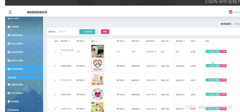python+java+nodejs基于Vue宠物医院管理系统-计算机毕业设计-CSDN博客