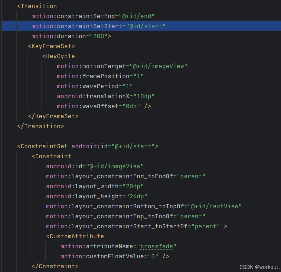 Andorid-Motionlayout 简单理解和学会使用_android motionlayout-CSDN博客