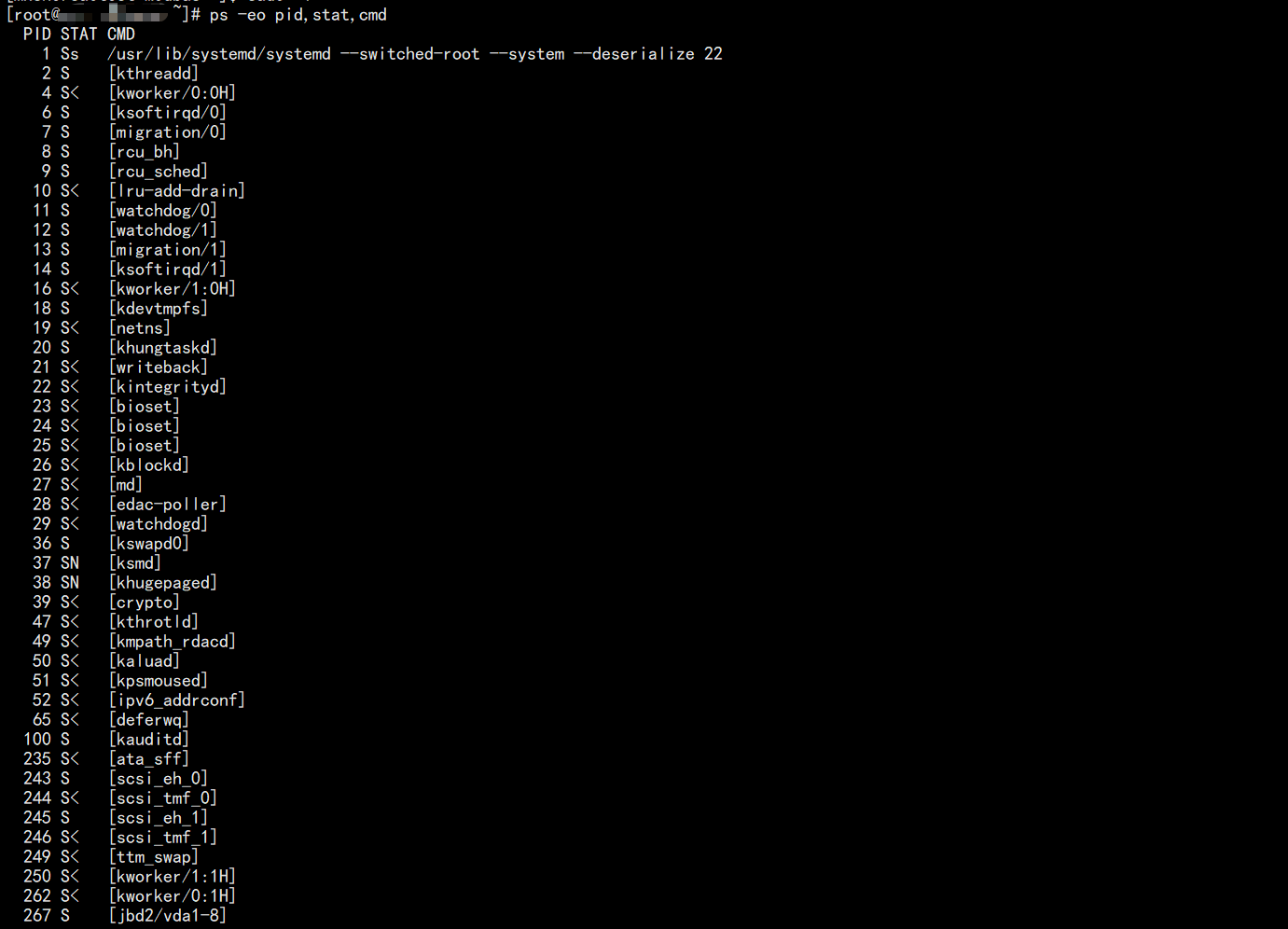 深入理解 Linux 进程状态：ps -eo pid,stat,cmd 全面解析-CSDN博客