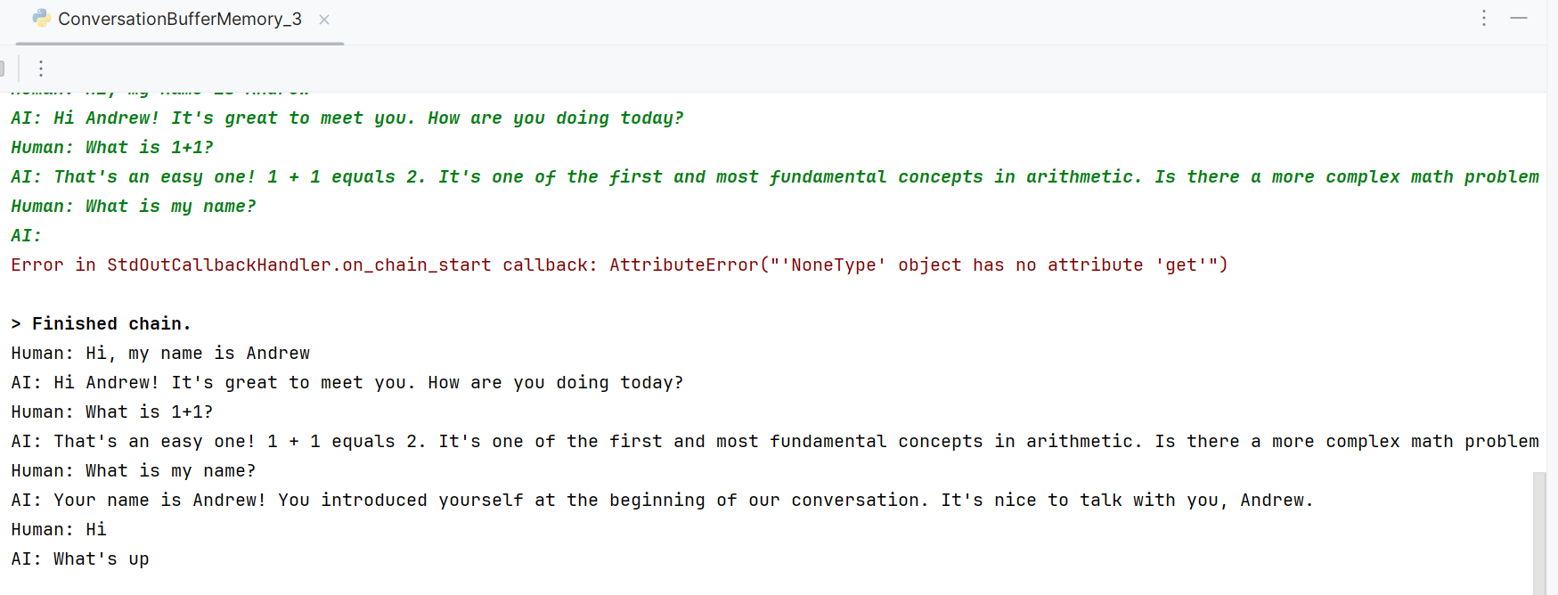 LangChain四种Memory调用-CSDN博客