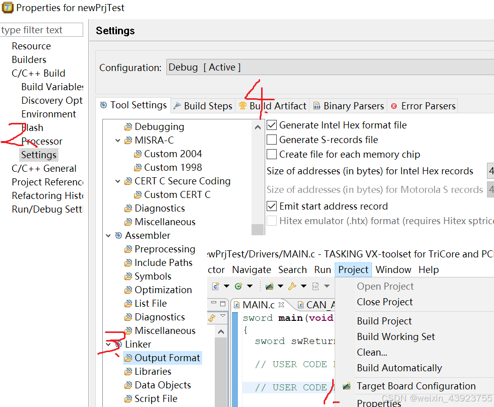 TASKING VX-toolset for TriCore新建工程及miniWiggler在线调试说明-CSDN博客