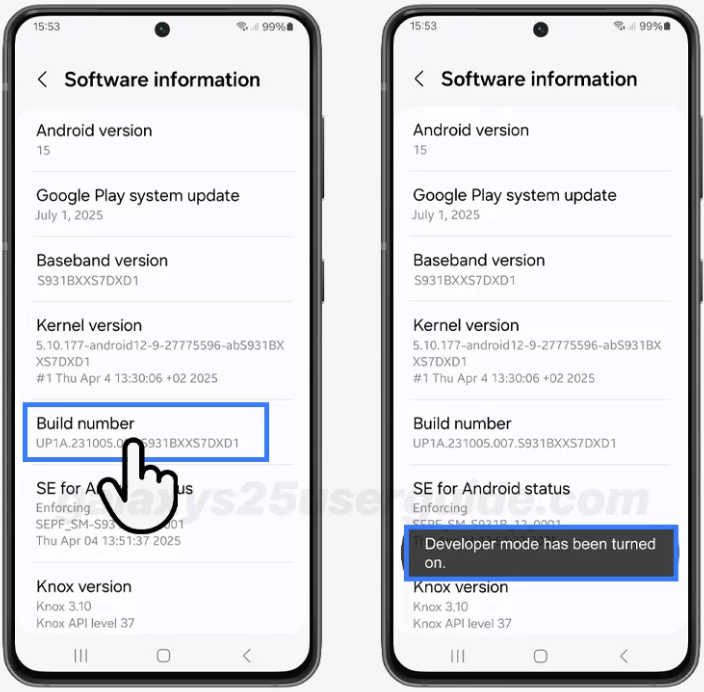 How to enable USB debugging on your Samsung Galaxy S25?-CSDN博客