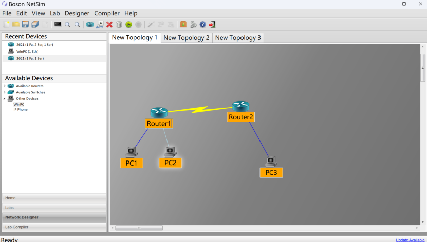 路由器模拟环境实现子网连接，Boson Netsim使用_路由器配置和综合组网实验boson-CSDN博客