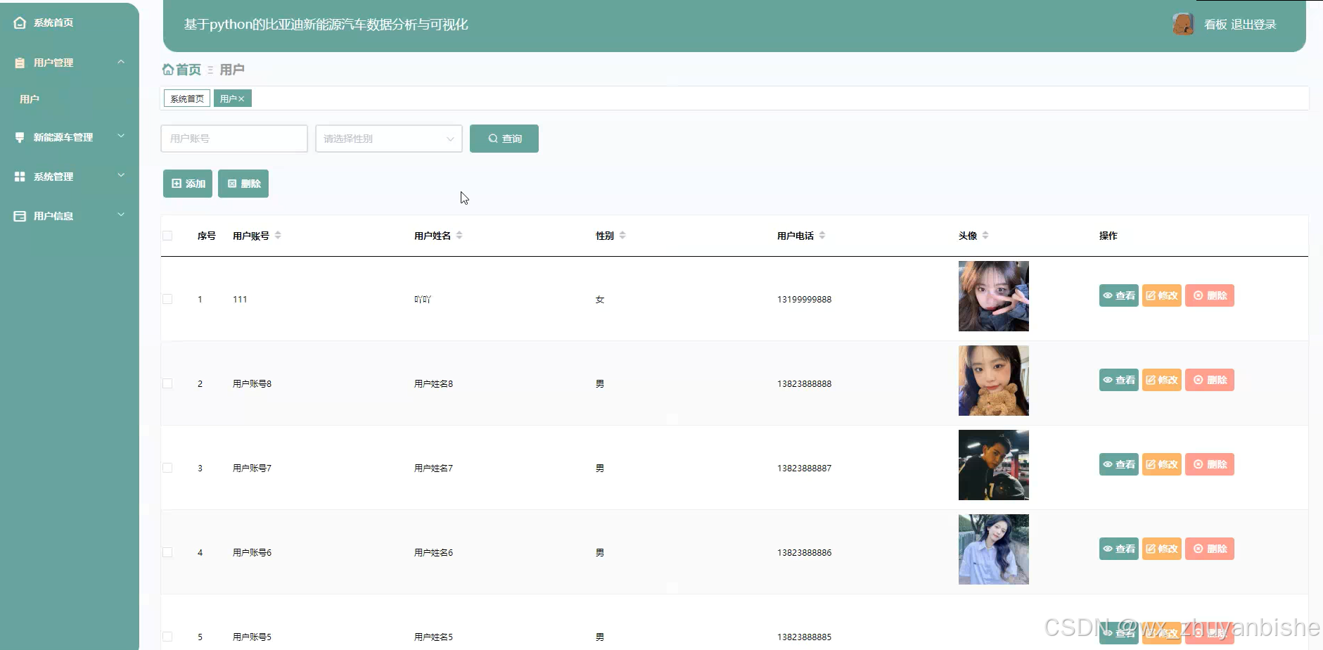 计算机毕业设计之django基于python的比亚迪新能源汽车数据分析与可视化python新能源汽车数据分析可视化系统 Django框架