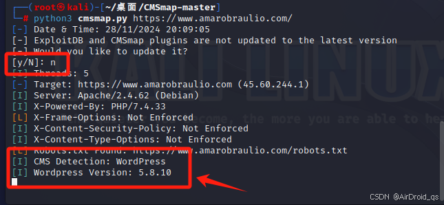 信息资产收集(CMS相关工具介绍)_资产收集工具-CSDN博客