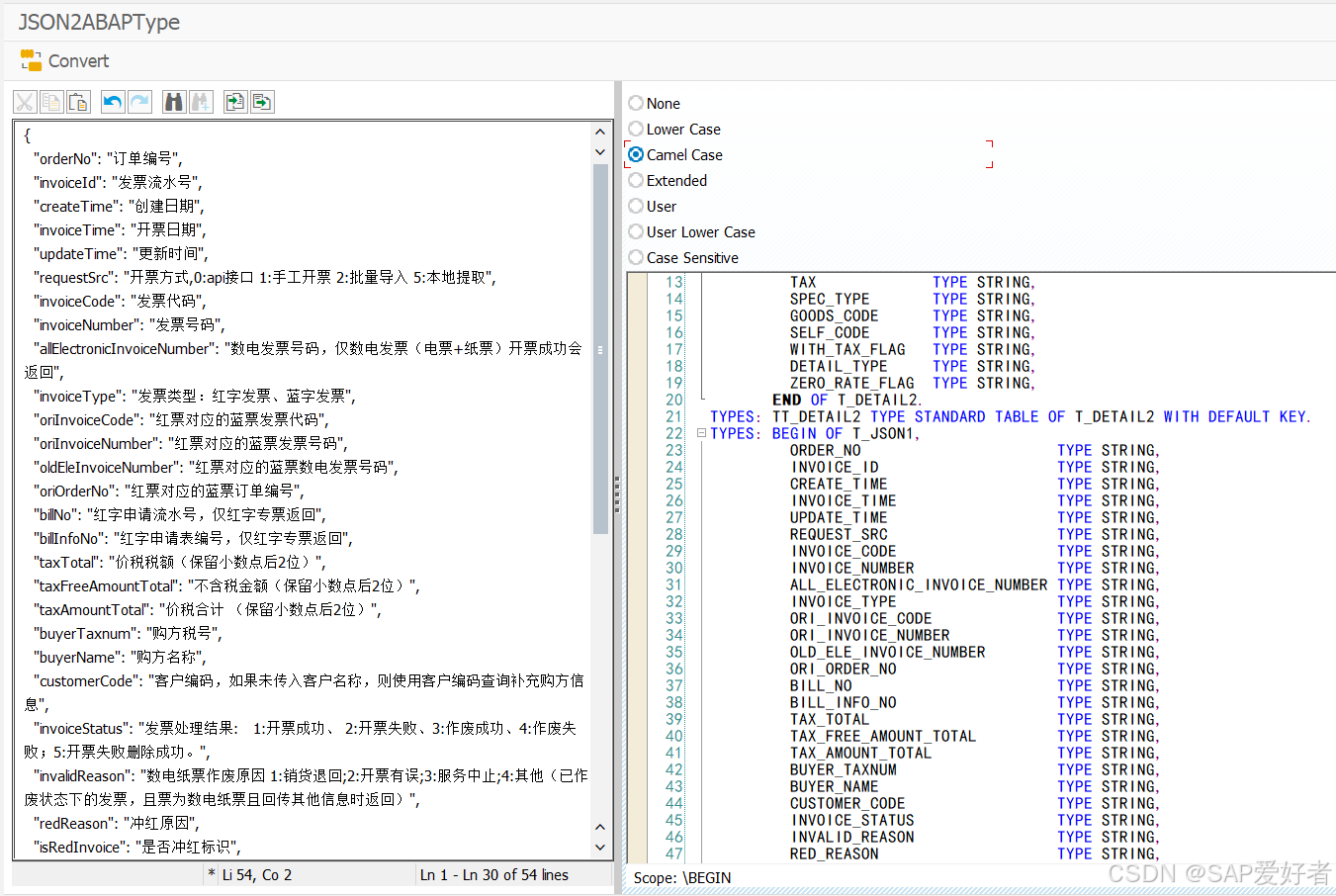JSON2ABAPType 基于 JSON 结构的 ABAP 类型创建者_zjson2abaptype-CSDN博客