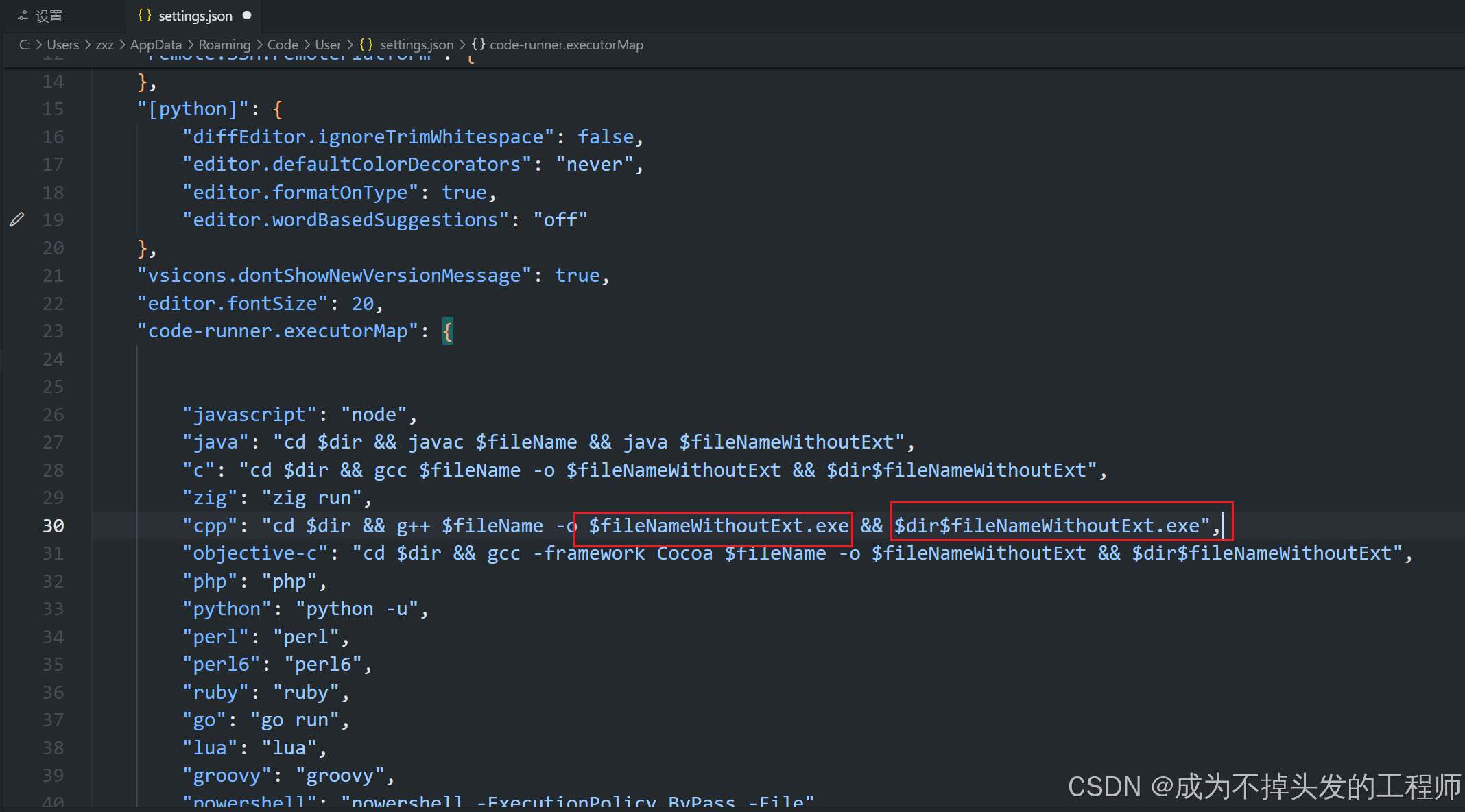 vscode中cpp文件无法正确生成exe文件，而是二进制代码文件_vscode无法生成exe-CSDN博客