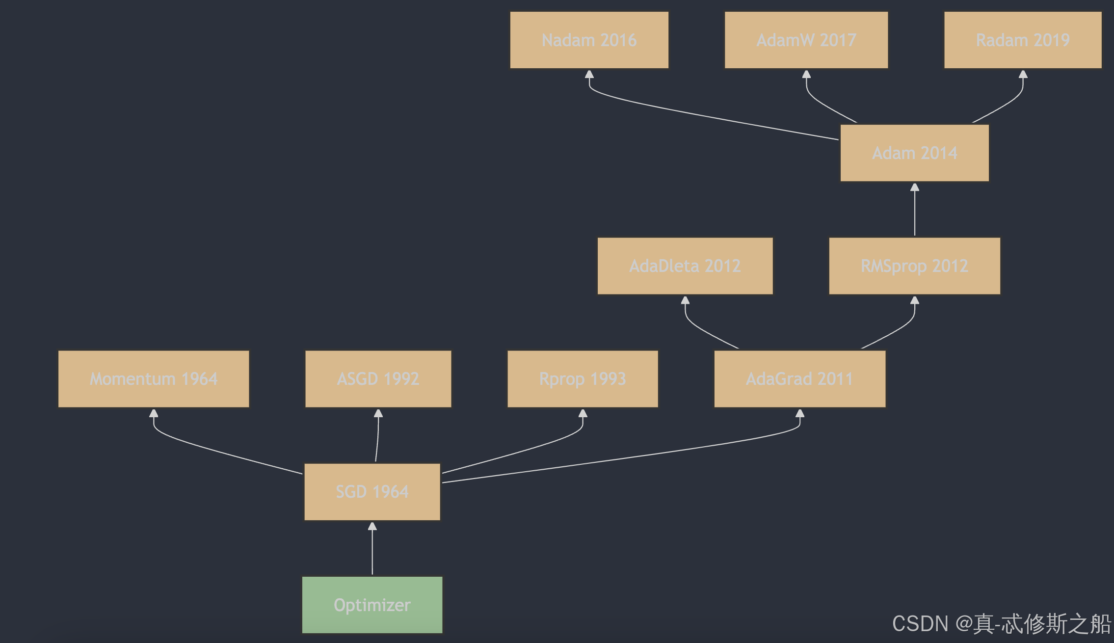 每天3分钟，彻底弄懂神经网络的优化器（十二）RAdam-CSDN博客