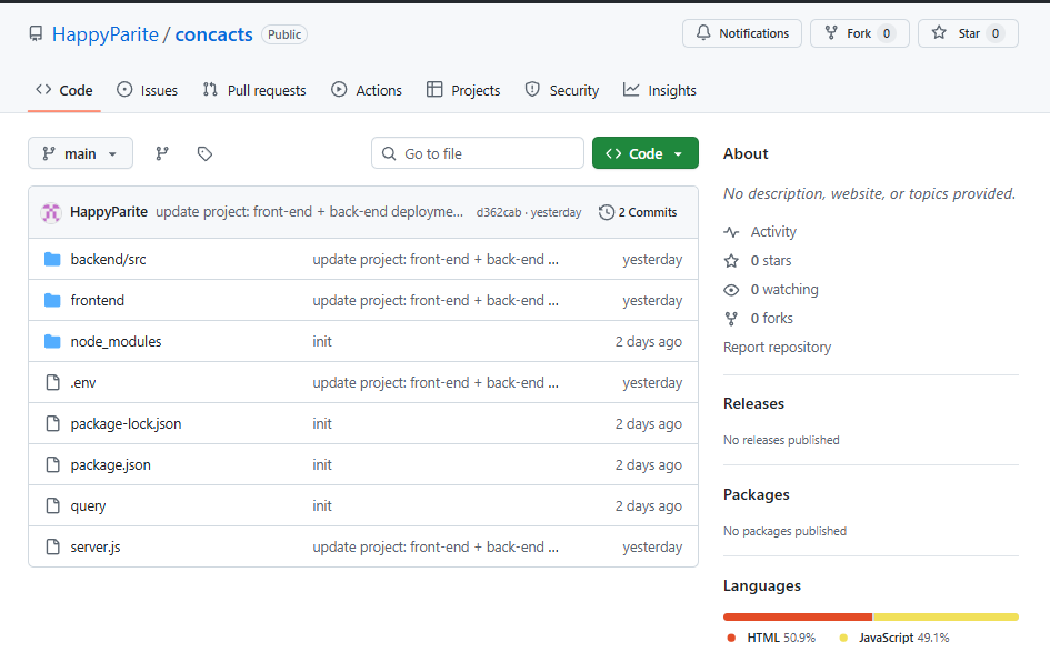 Extreme Programming--front-end and back-end separation contacts programming-CSDN博客